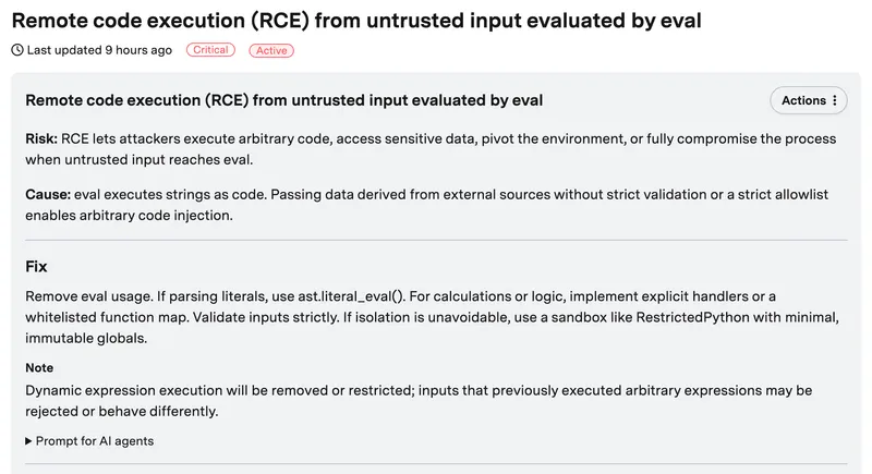 Sourcery Security Scanning | Security for Teams that Move Fast