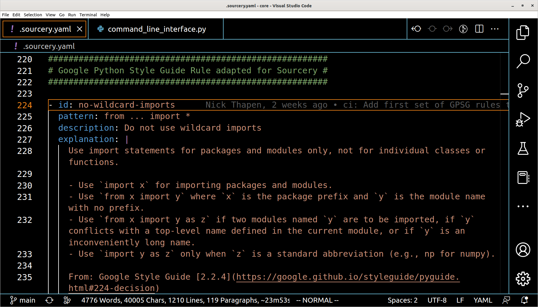 GPSG in Practice / Part 1: the Sourcery Monorepo